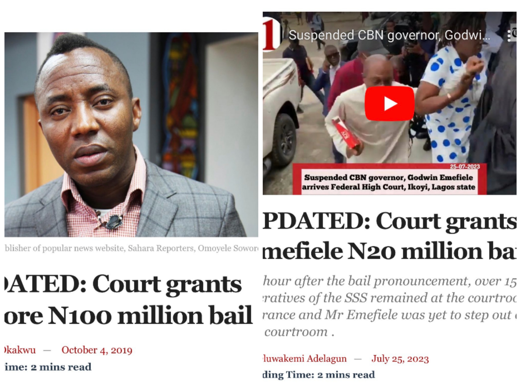 Contrasting Fates of Nigerian Politicians Seeking a Better Nation ... Contrasting Fates of Nigerian Politicians Seeking a Better Nation ...