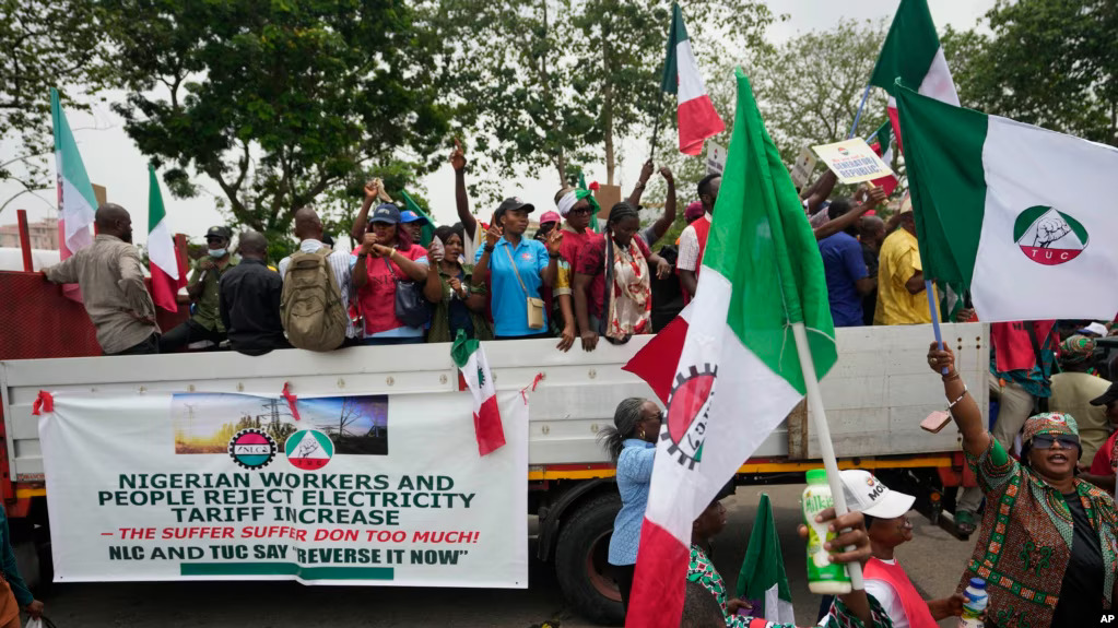 Nigerian Labour Unions Rally Against Soaring Electricity Costs